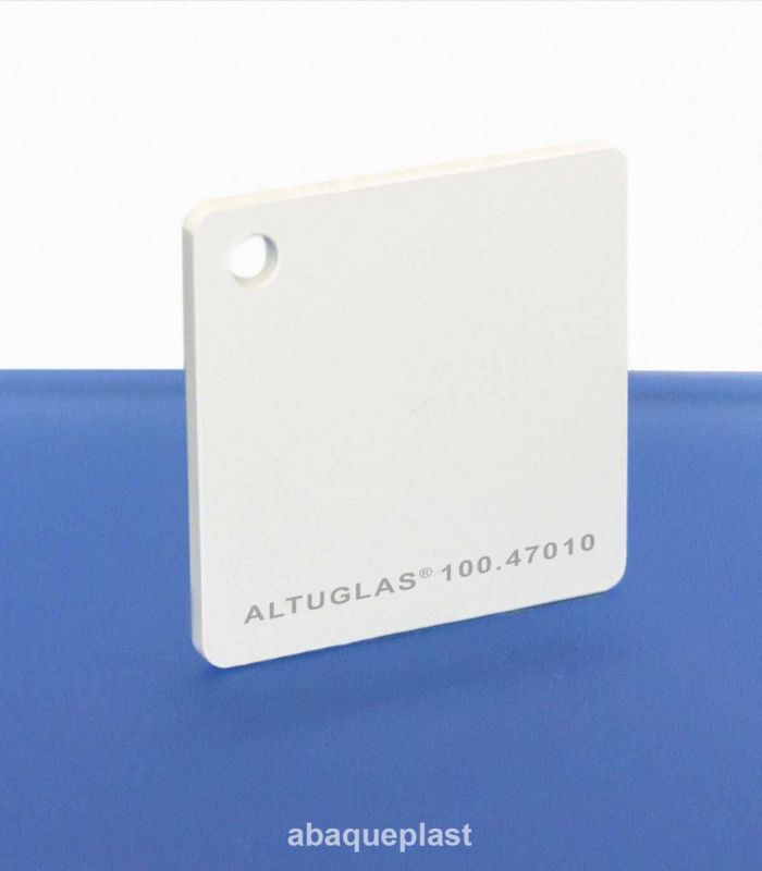 Altuglas™ 100.47010 - Plaque coulé (acrylique) blanc opaque Altuglas ...
