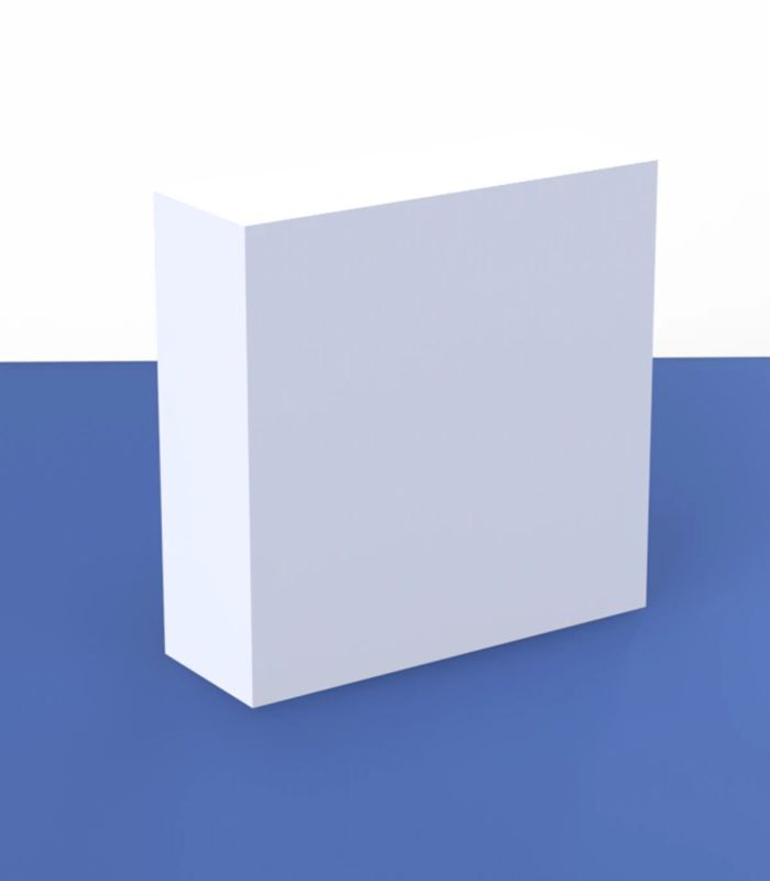 Bloc PETP extrudé blanc et noir - type Arnite®